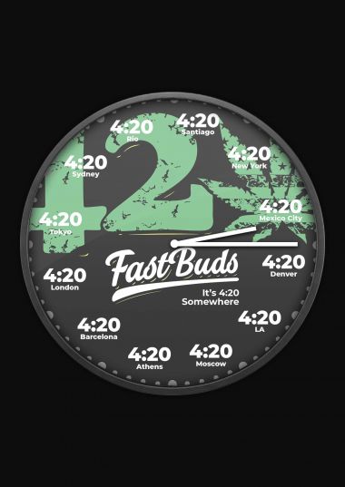 420 Clock | Fast Buds